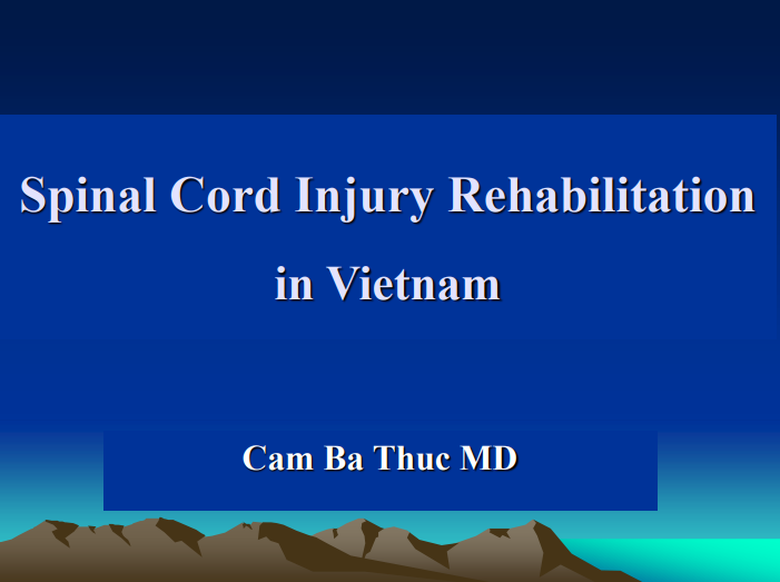 SPINAL CORD INJURY REHABILITATION IN VIETNAM